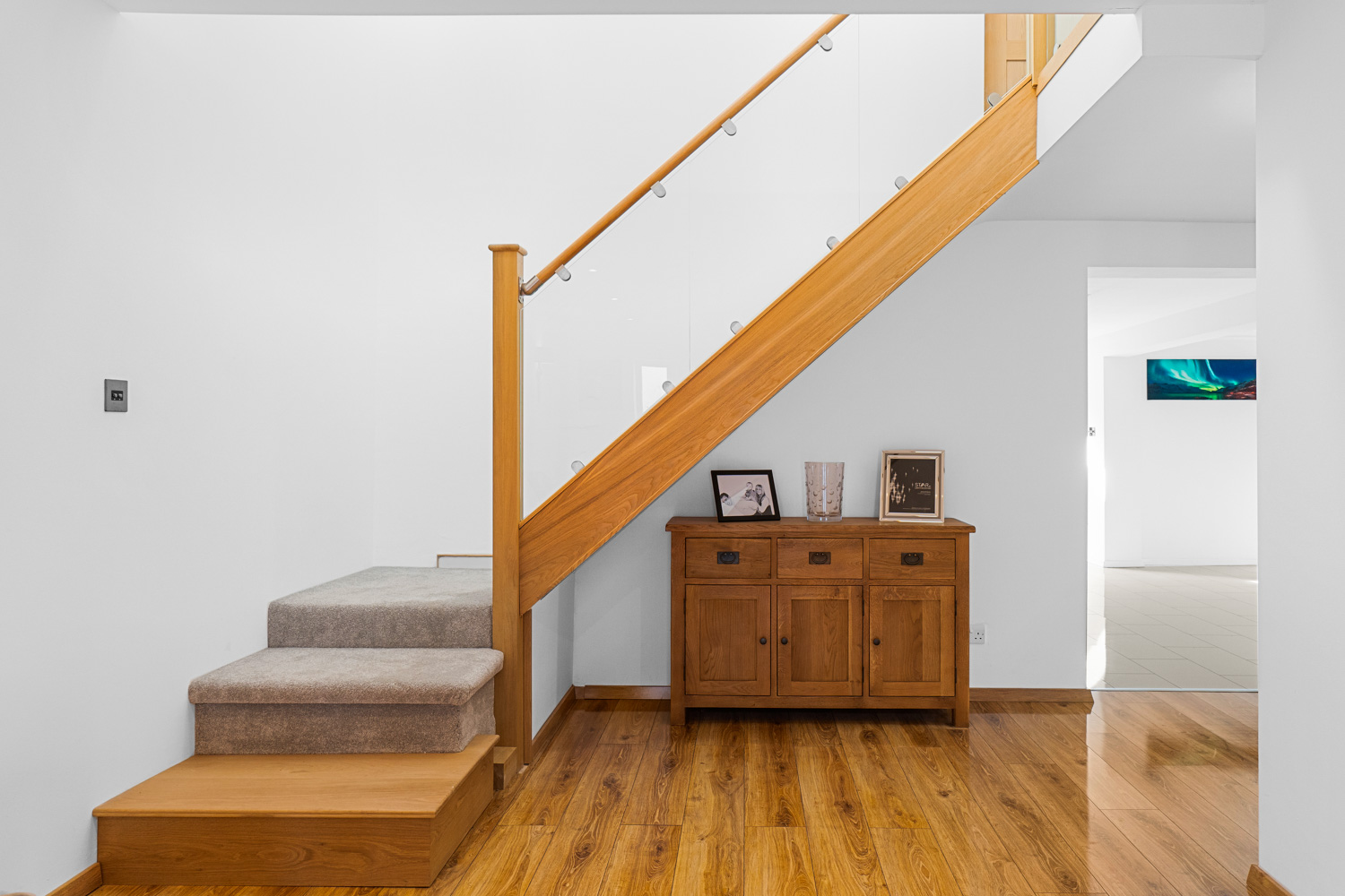 Custom American Oak Stringer Cladding - Stairfurb