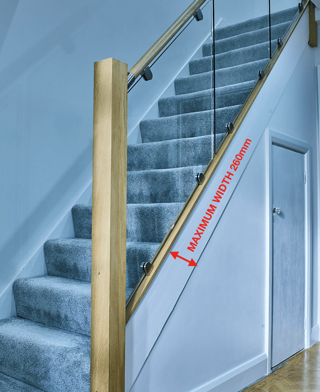 American Oak Stringer Cladding - Stairfurb