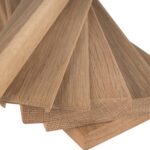 Custom Oak Stair Stringer Cladding